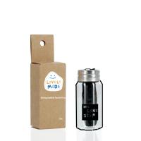China Compostable Silk Corn Bamboo Charcoal Dental Floss With Glass Bottle for sale