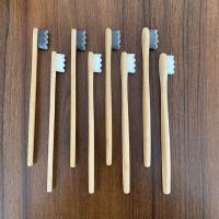 China 100% Organic Soft Bristle Bamboo Toothbrush Flat Handle Eco Daily Use for sale