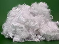 China Raw White Color ,  1.2D×32mm , Solid Microfiber , Polyester Staple Fiber  For Filing Quilts, Pillows , Jackets , Etc. for sale