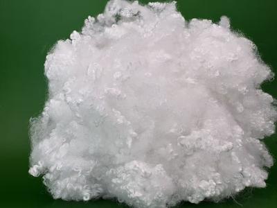 China Hollow Conjugated siliconized Polyester Staple Fiber ,3D×64mmVirgin ,Raw white For filling toys, jackets, sofas,pillows,quilts,mattress. for sale