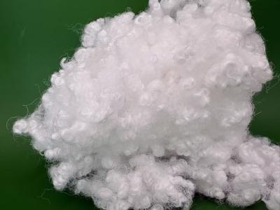 China Hollow Conjugated Siliconized Polyester Staple Fiber ,15D×64MM , Virgin ,Raw White For Filling Toys, Jackets, Sofas , Pillows , Quilts , Mattress for sale