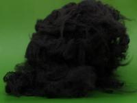 China Recycled Polyester Staple Fiber 1.2D*38mm Black for Spinning for sale