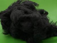 China Recycled Polyester Staple Fiber 1.2D*38mm Black for Spinning for sale