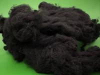 China High Uniformity Black Virgin Polyester Fiber for Spinning for sale