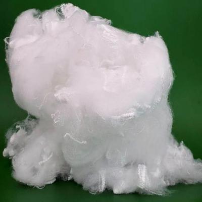 China White 1.2D×38mm Polyester Staple Fiber for Knitting & Weaving Yarn for sale