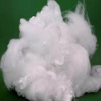 China White 1.2D×38mm Polyester Staple Fiber for Knitting & Weaving Yarn for sale