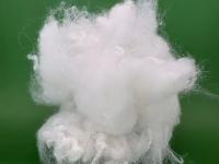 China 7D*64mm Virgin Solid Raw White Polyester Staple Fiber for Filling for sale