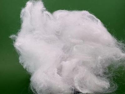 China Virgin Solid Raw White Polyester Staple Fiber 15D*64mm for Hard Mattress for sale