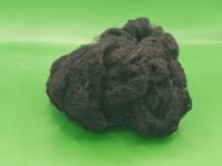 China Non Siliconized Black Polyester Fiber for Geotextile and Shoe Interlining for sale
