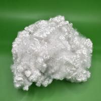 China Hollow Conjugated Siliconized Polyester Staple Fiber 15D 64mm  | Recycled Grey | Pillow & Cushion Filling | High Resilience for sale