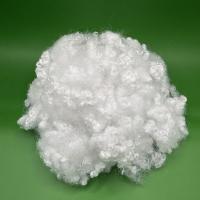 China Hollow Conjugated Siliconized Polyester Staple Fiber 15D 64mm  | Virgin White | Pillow & Cushion Filling | High Resilience for sale