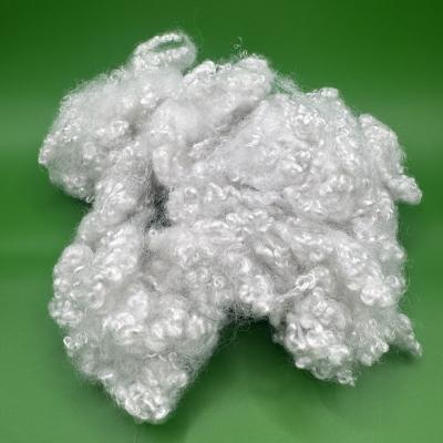 China Premium Recycled Grey Polyester Staple Fiber 7D 64mm for Furniture Cushion & Backrest Filling Denier Customization for sale