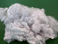 China Durable Hollow Conjugated Siliconized Fiber 7D 64mm Recycled Grey for Upholstery & Bedding Filling Customization Available for sale
