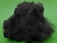 China 6D 76mm Virgin Polypropylene (PP) Staple Fiber Solid Black for Spinning, Nonwoven and Filling Cut Length Customization for sale
