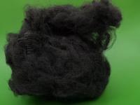 China 6D 76mm Virgin Polypropylene (PP) Staple Fiber Solid Black for Spinning, Nonwoven and Filling Cut Length Customization for sale