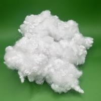 China 15D 64mm Virgin White Siliconized Polyester Staple Fiber for Home Textile Upholstery & Furniture Filling Denier Customization for sale