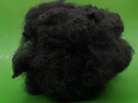 China High Quality 11d*65mm Black Polyester Staple Fiber for Needle Punched Carpet and Wall Cloth for sale