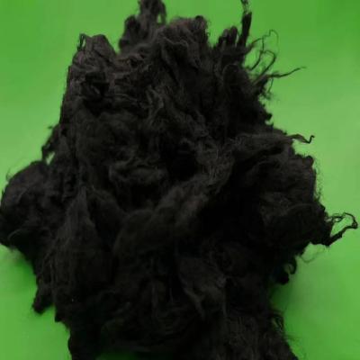 China High Strength Black Viscose, 1.2D*38mm, Flame Retardant Spinning Fiber for sale