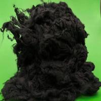 China Black Viscose Spinning Fiber, 1.2D*38mm, Memory and Black-out Features for sale