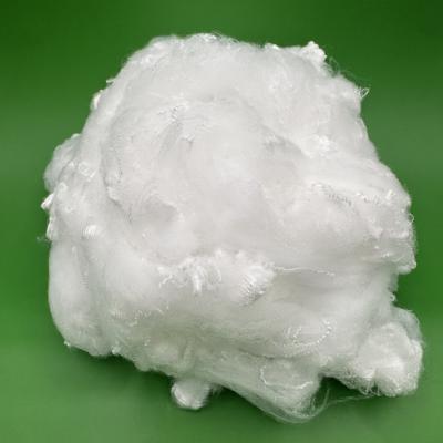 China Virgin White Polyester Staple Fiber 1.2D 38mm Good Spinnability High Strength Evenness for Spinning Yarn Textile Raw Material for sale