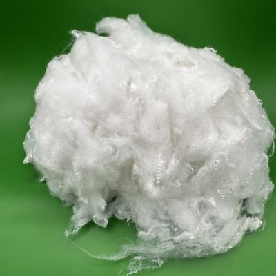 China Recycled White Polyester Staple Fiber 1.5D 51mm High Tenacity Good Evenness Ideal for Spinning Textile Yarn Raw Material for sale