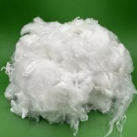 China 1.5D 51mm Recycled White PSF Excellent Spinnability Low Defect Stable Performance for Ring Spinning Yarn Production for sale