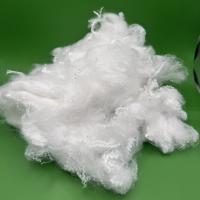 China 4D 51mm Virgin Raw White Low Melt Polyester Fiber for Bedding Core Furniture Filling and Toy Stuffing Custom Size Available for sale