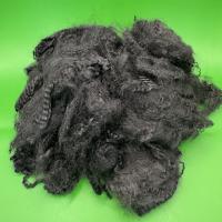 China Virgin Black 4D 51mm Low Melt Polyester Fiber with Custom Size for Bedding Core Furniture Upholstery and Soft Toy Stuffing for sale
