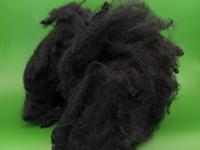 China Custom Size Virgin Black 4D 51mm Low Melt Polyester Fiber for Bedding Core Pillow Inner High Elastic Soft Filling Material for sale
