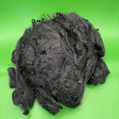 China Virgin Black Low Melt Polyester Fiber 4D 51mm Custom Size for Mattress Topper Bed Pad High Resilience Durable Filling for sale