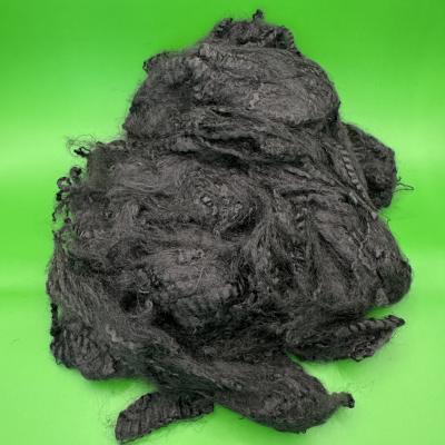 China 4D 51mm Low Melt Polyester Fiber Virgin Black Custom Size for Car Seat Cushion Headrest Auto Interior Upholstery Filling for sale