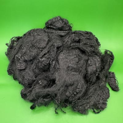 China Virgin Black 4D 51mm Low Melt Polyester Fiber Custom Size for Hotel Bedding Pillow Quilt Core Premium Quality Filling for sale