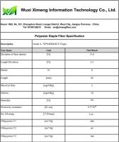 China Virgin Hcs PSF Polyester Staple Fiber 7D*64mm Waterproof Filling Material for Garment Applications for sale