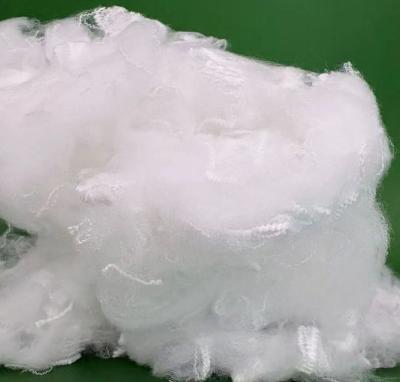 China Polyester Staple Fiber Spinning Fiber 1.5D*38mm Virgin White High Quality for Fittings for sale