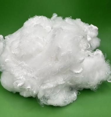 China Virgin Polyester Staple Fiber 1.2D*38mm Raw White High Strength for sale