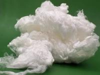 China Raw White Lyocell Fiber 1.2D*38mm Polyester Staple Fiberfor Sleepwear/Underwear Production for sale