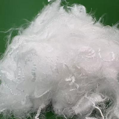 China Virgin Siliconized Microfiber Polyester Staple Fiber 0.9d*32mm Filling Material for Shoes Bags Toys Sofa for sale