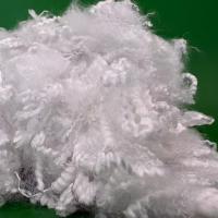 China Virgin Siliconized Hollow AA Grade 0.9*25mm Raw White Polyester Staple Fiber for Furniture Padding Customizable for sale