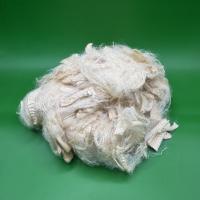 China 1.5D 38mm 100% Polyester Staple Fiber Solid Light Yellow for Spinning Blending Yarn Concrete Use Custom Specification Available for sale