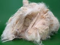 China 1.5D 38mm 100% Polyester Staple Fiber Solid Light Yellow for Spinning Blending Yarn Concrete Use Custom Specification Available for sale