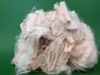 China 1.5D 38mm 100% Polyester Staple Fiber Solid Light Yellow for Spinning Blending Yarn Concrete Use Custom Specification Available for sale