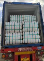 China 1.5D 38mm 100% Polyester Staple Fiber Solid Light Yellow for Spinning Blending Yarn Concrete Use Custom Specification Available for sale
