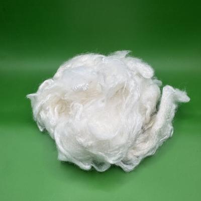 China Factory Supply 5D 102mm Virgin Polyester Staple Fiber White Solid VSF for Spinning Nonwoven Fabric Filling Material Custom for sale