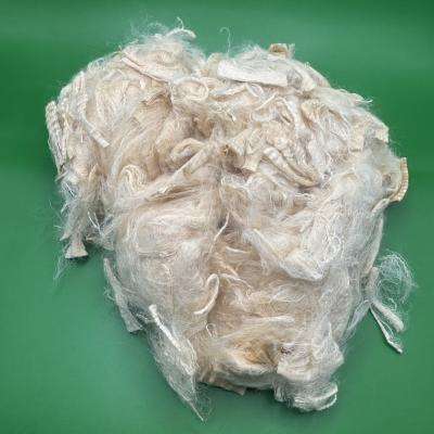 China 1.5D 25mm Soybean Staple Fiber Solid Light Yellow for Spinning Blending Yarn Textile Raw Material Custom Spec Available for sale