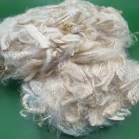 China 1.5D 25mm Soybean Protein Staple Fiber Light Yellow Color for Spinning Blended Yarn Textile Production Custom Size for sale