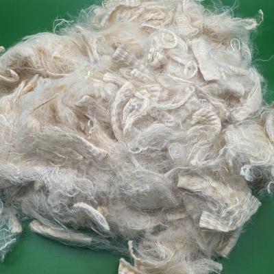 China Solid Light Yellow Soybean Staple Fiber 1.5D 25mm Plant-Based Staple Fiber for Spinning Blended Yarn Customizable for sale