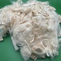 China Solid Light Yellow Soybean Staple Fiber 1.5D 25mm Plant-Based Staple Fiber for Spinning Blended Yarn Customizable for sale
