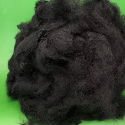China Black High Quality Low Melt Fiber 4D*51mm Virgin Polyester Staple Fiber PSF for sale