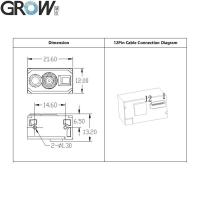 China GROW GM77-S 640*480CMOS DC3.3V USB UART Interface 1D 2D Bar Code Qr Code Scanner Module Reader Passport Code Readable Arduino for sale