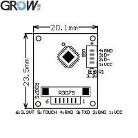 China GROW R307S Cheap 1000 Capacity USB UART Optical Fingerprint Module Sensor Scanner For Door Access Control for sale